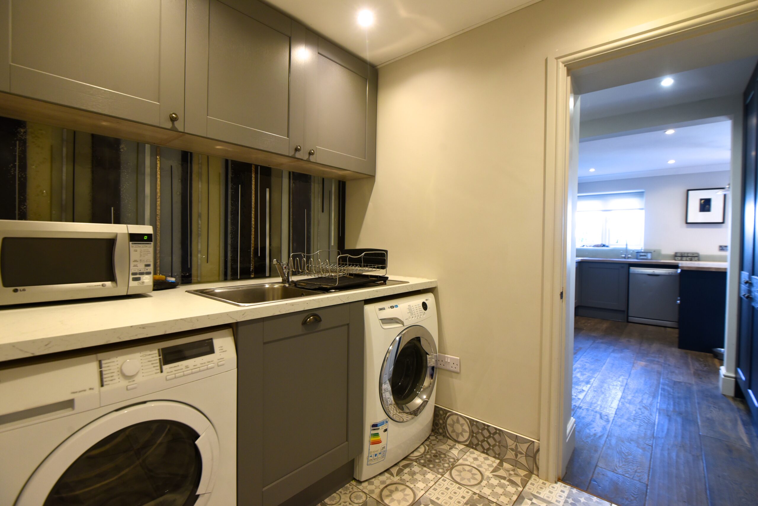 BESPOKE UTILITY ROOM SPLASHBACK IN CHESHIRE House Of Ugly Fish