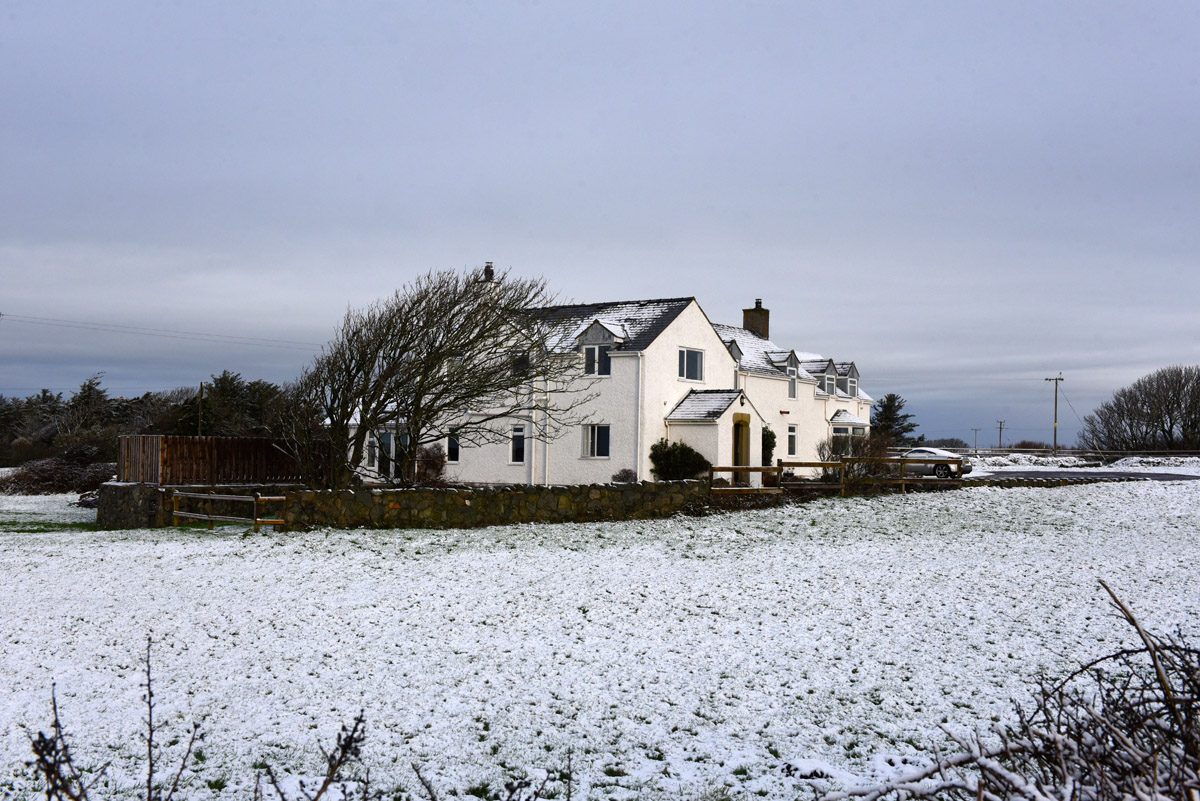 Winter on Anglesey | Fused Glass Art Studio | House of Ugly Fish